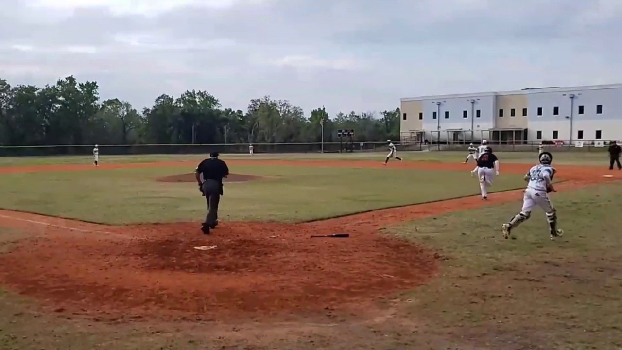 Ian Burgin Covering First Base Side from mound - YouTube