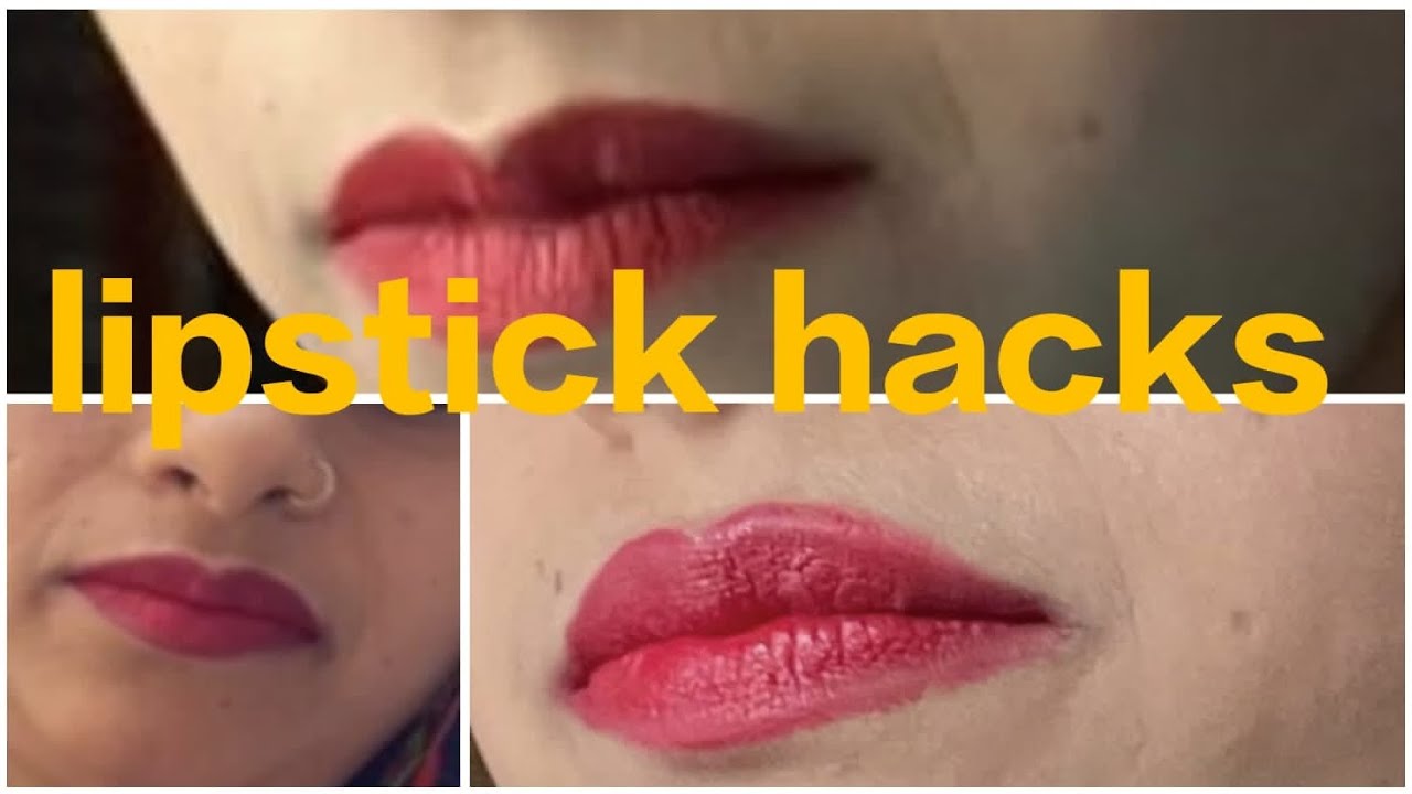 Useful lipstick 💄 hacks for the beginners 👄 - YouTube
