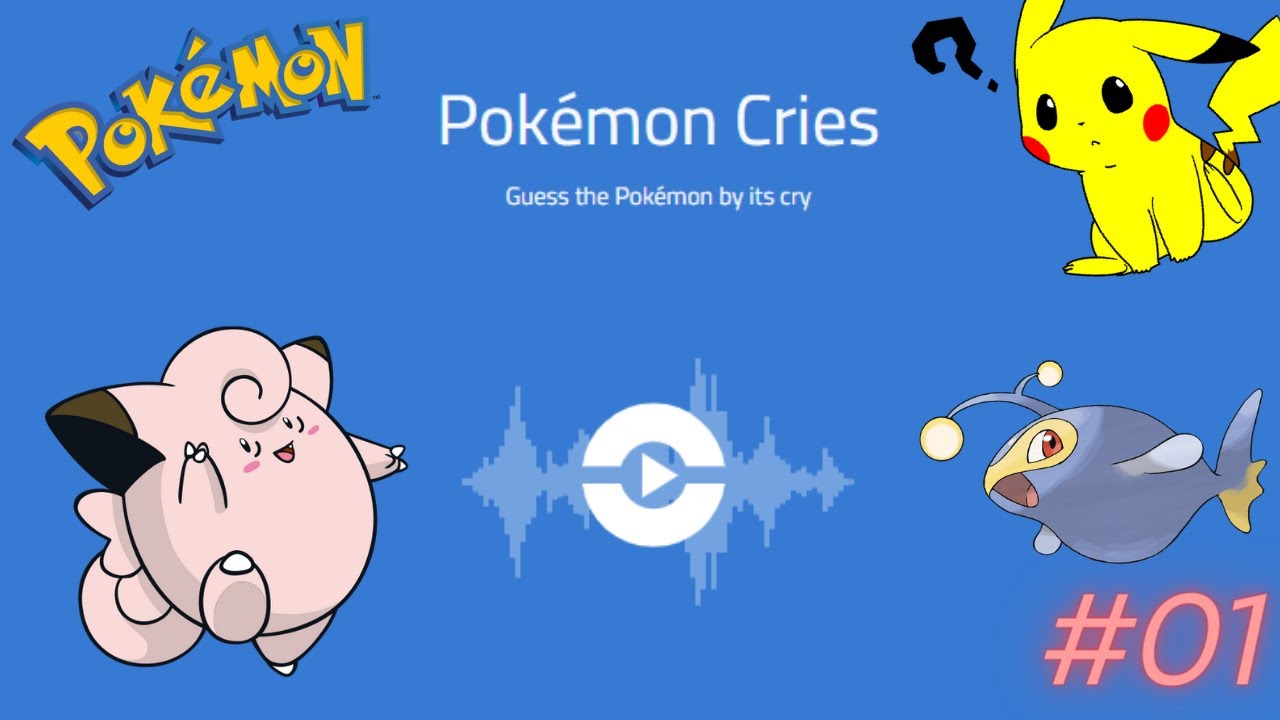 Pokémon Cries Challenge #1 GEN 1/2 - Kaji - YouTube