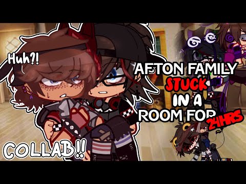 Afton Family STUCK in a Room for 24HRS // FNAF // Collab w/ @TheoneandonlyImNormal  | | 
