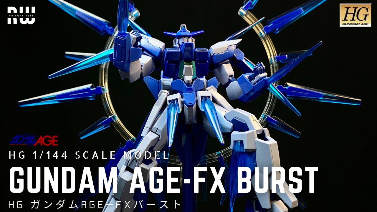 HG 1/144 GUNDAM AGE-FX BURST | Unboxing | Speed Build | ASMR - YouTube