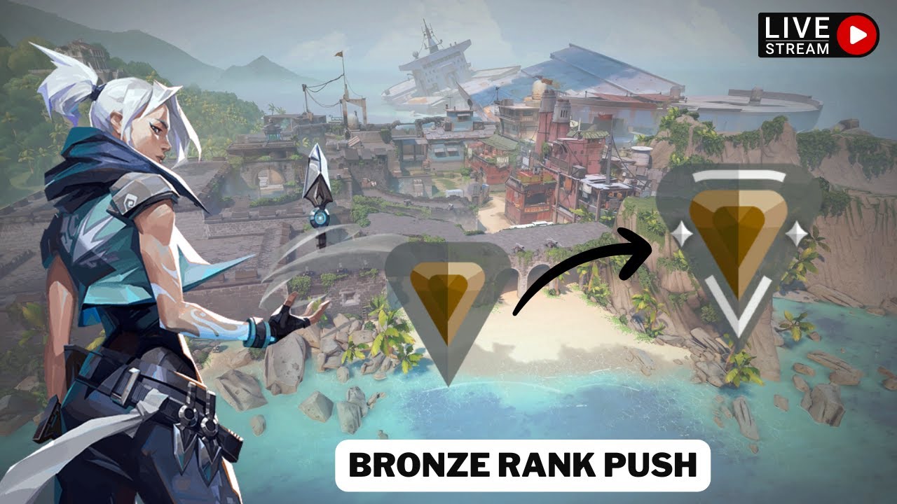 Bronze 1 Rank Push In Valorant | Valorant Live - YouTube