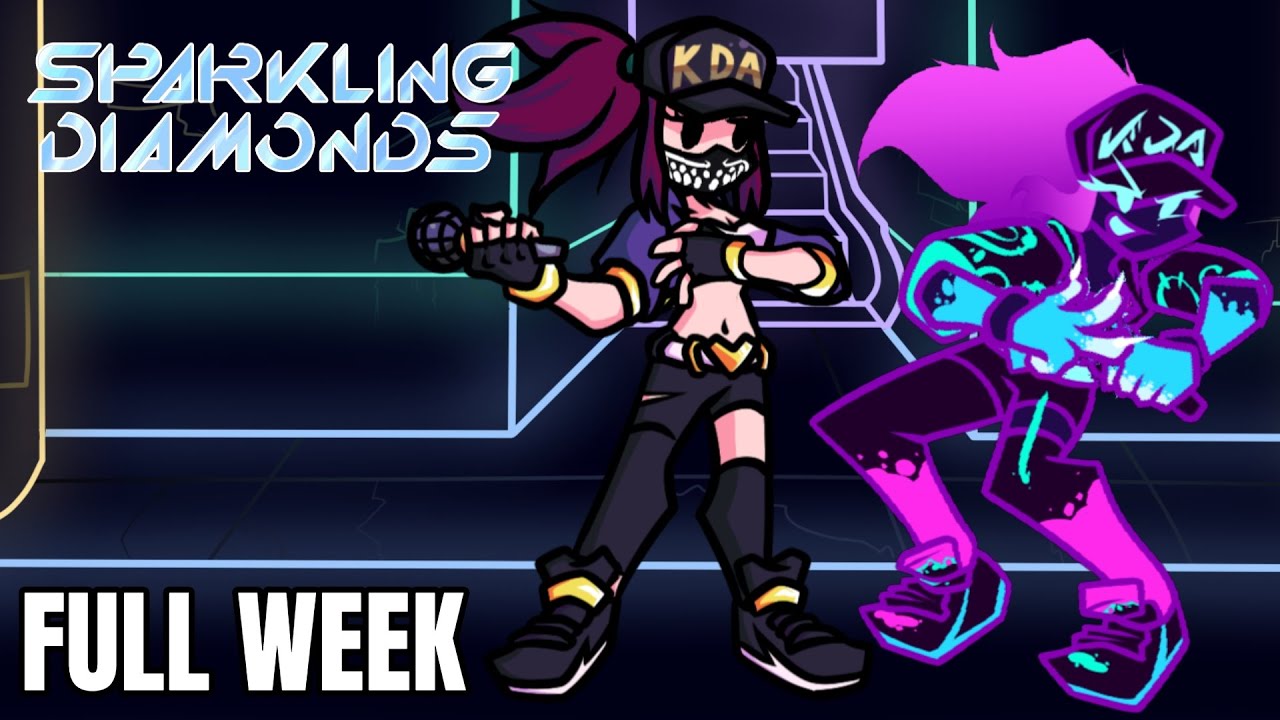 Friday Night Funkin' Sparkling Diamonds Full Week Mod! - YouTube