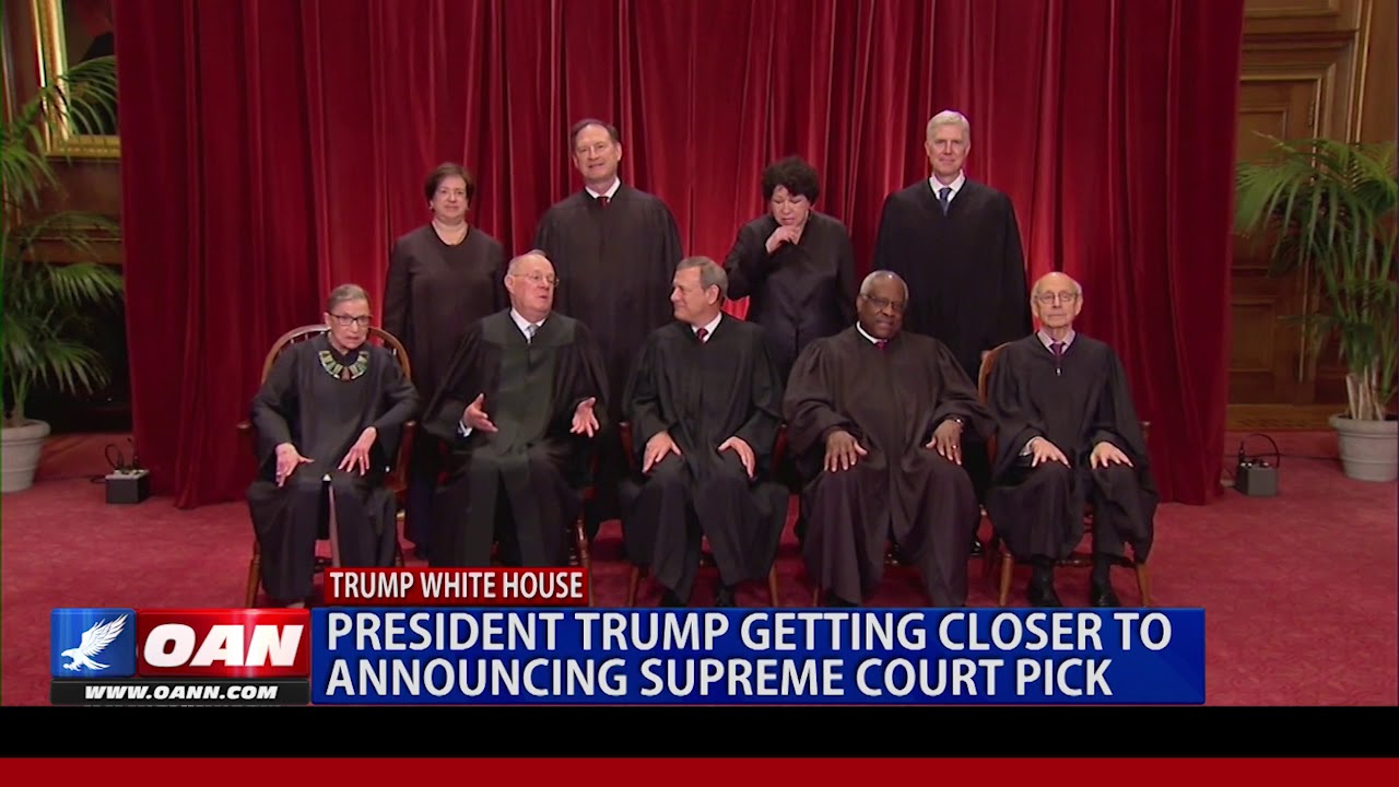 President Trump Getting Closer to Announcing Supreme Court Pick - YouTube