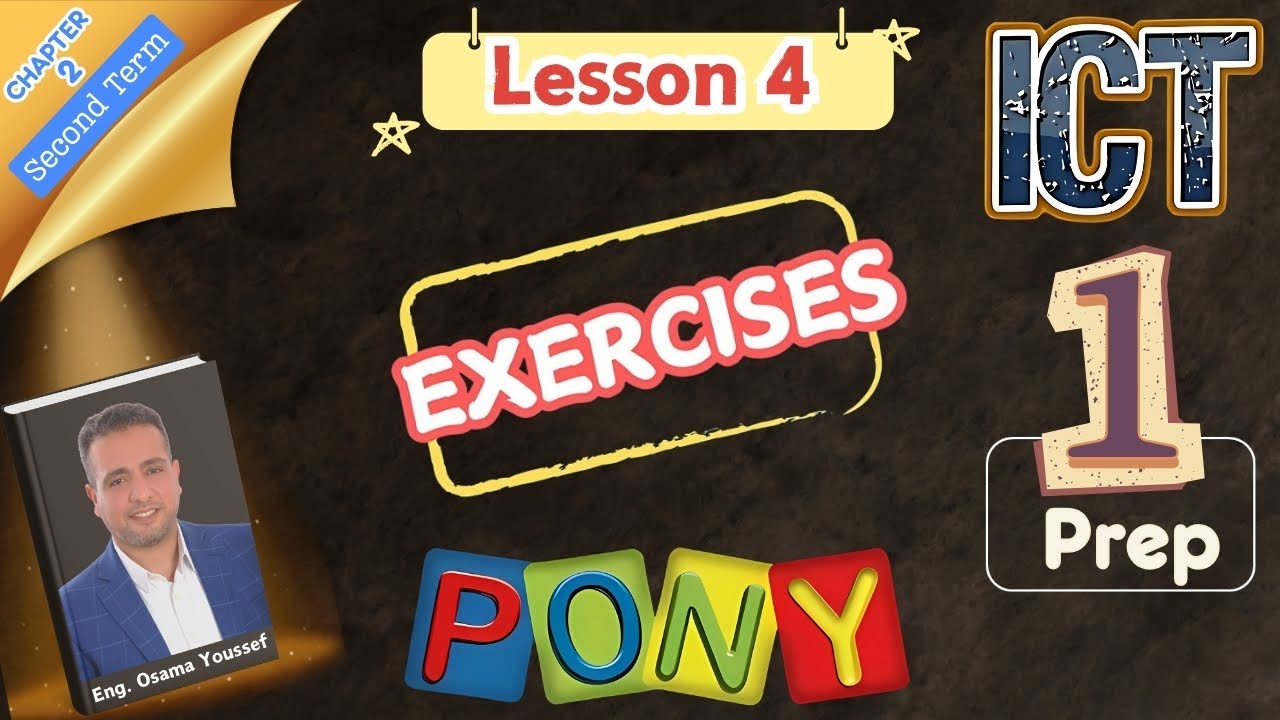 ICT prep1 Chapter2 Lesson 4 Exercises - YouTube
