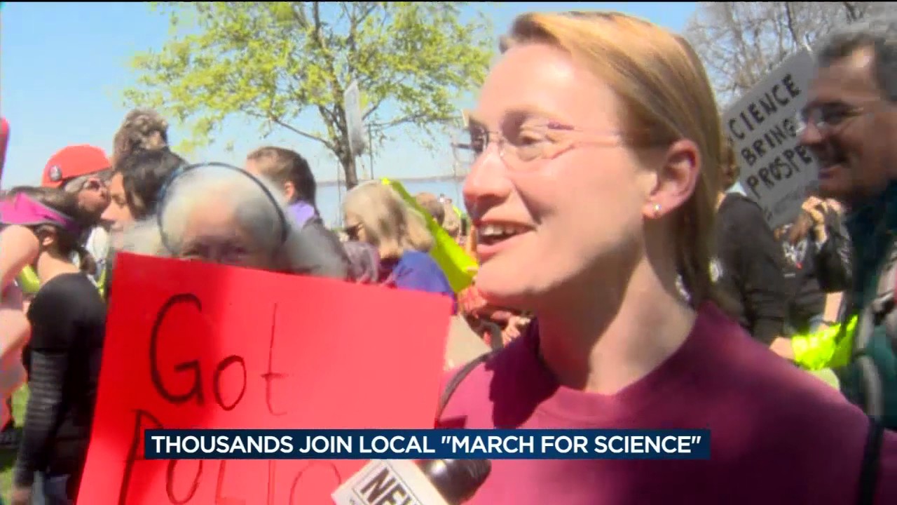 Thousands participate in Madison March for Science - YouTube