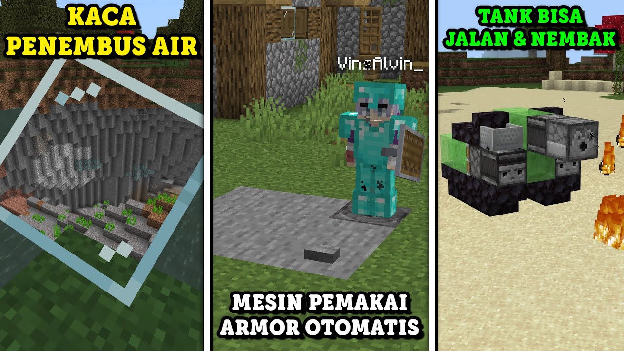 3 Life Hack Minecraft Ini KEREN Banget WAJIB Kalian Coba !!! - YouTube