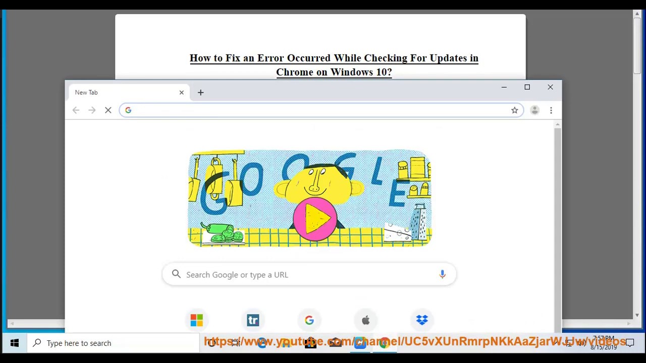Fix An Error Occurred While Checking For Updates in Chrome on Windows ...