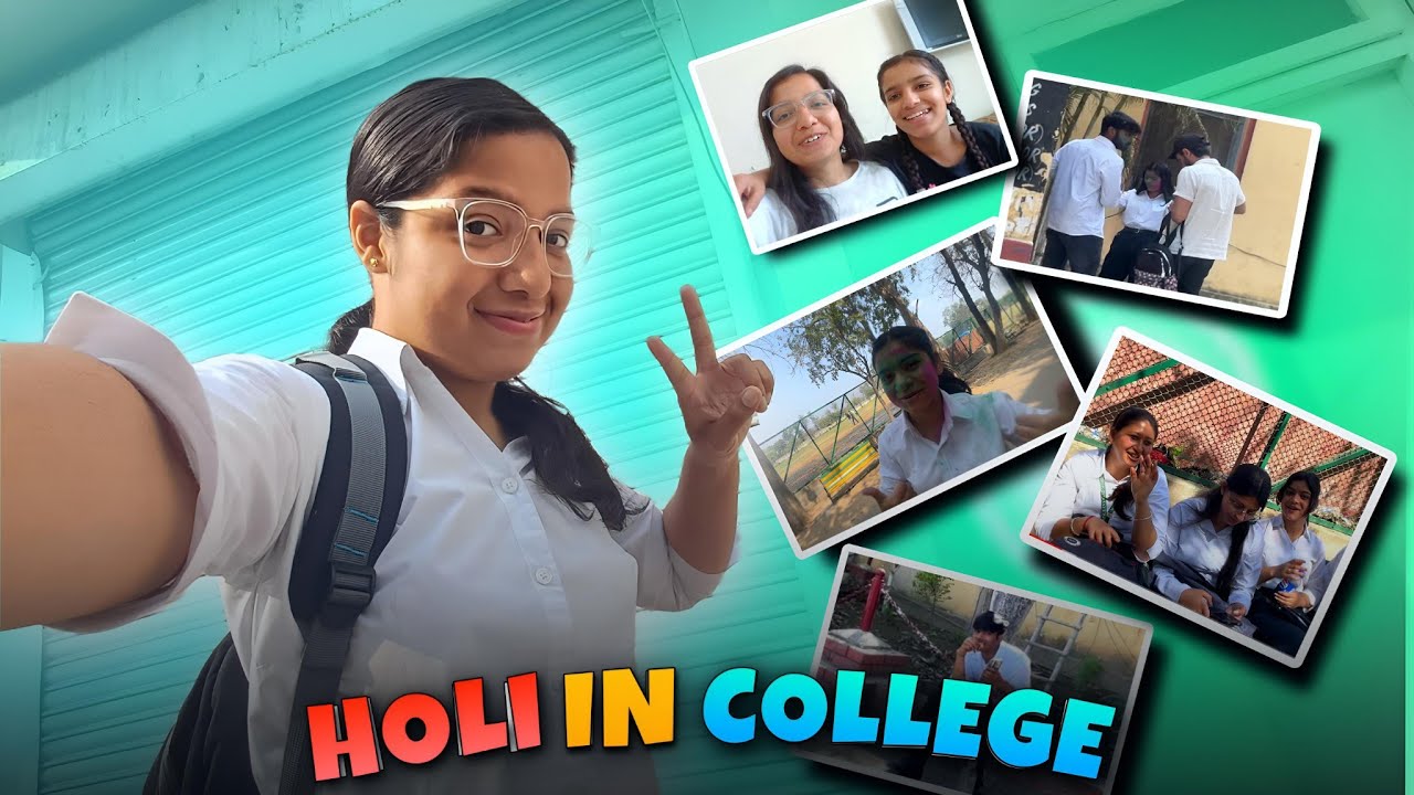 Holi In MAM College 🤣 | MAM College Jammu | Jammu Vlogger | Lakshmi Geotalks | VLOG2 - YouTube