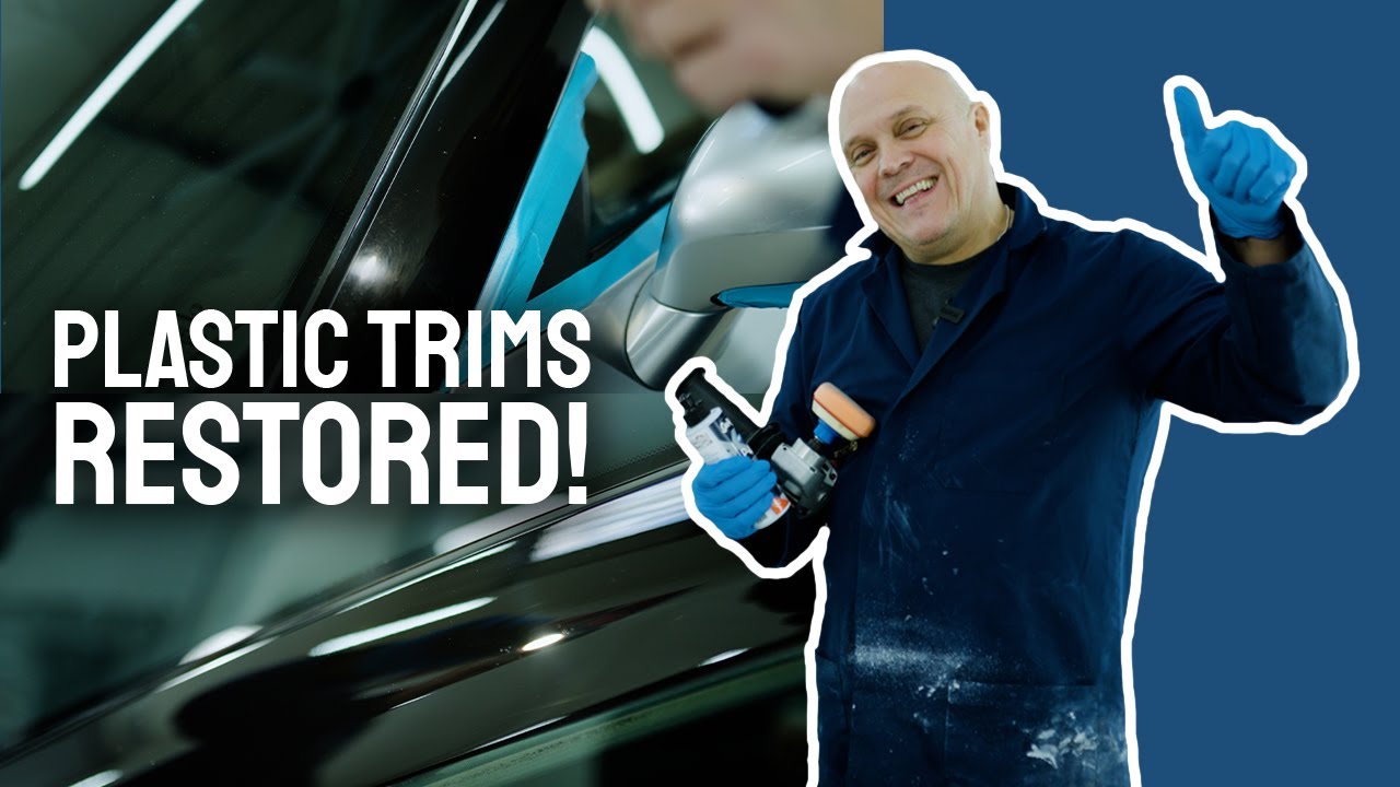 How to Restore & Polish Plastic Trims the EASY way! - YouTube