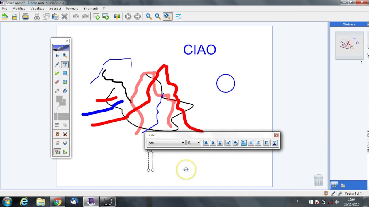 03 - Mimio Notebook: La barra degli strumenti - YouTube