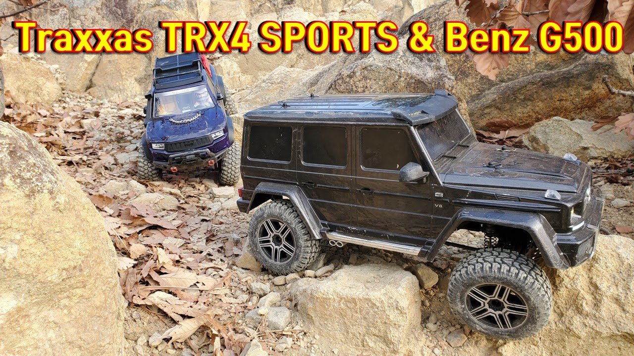 Traxxas TRX4 SPORTS & Benz G500 초례봉 - YouTube