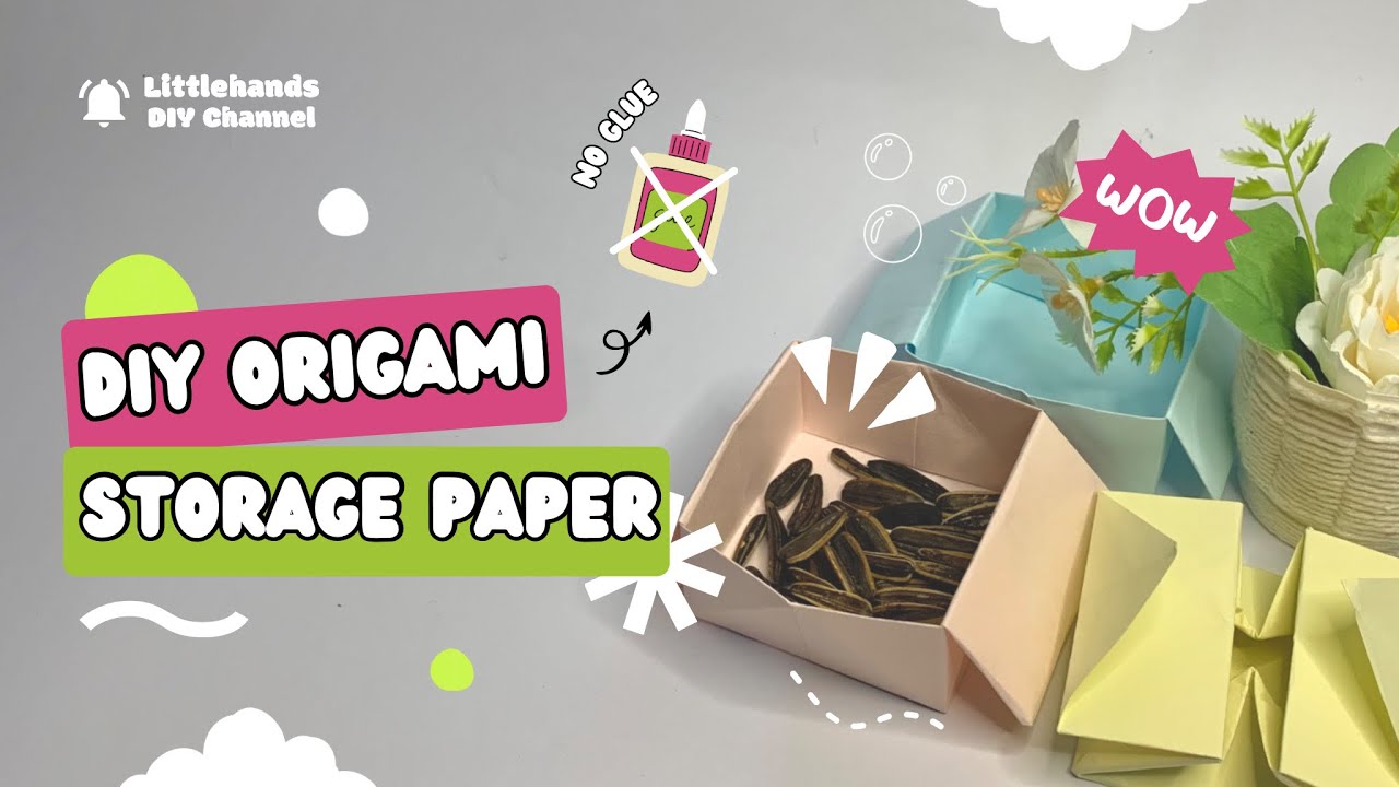 DIY Storage Box Ideas From Origami 📦 | Origami Strong Box | Box Folding ...