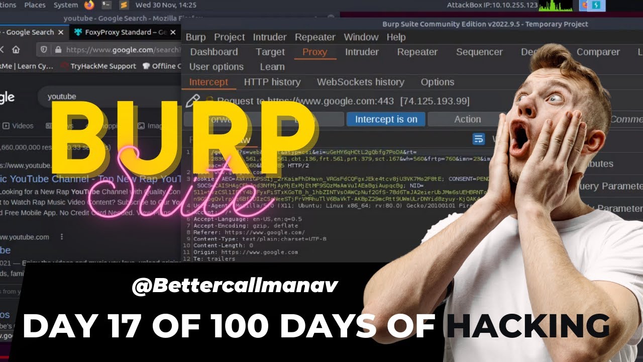 Burp Suite: The Basics - 3 | Day 17 of 100 Days of Hacking (From ...