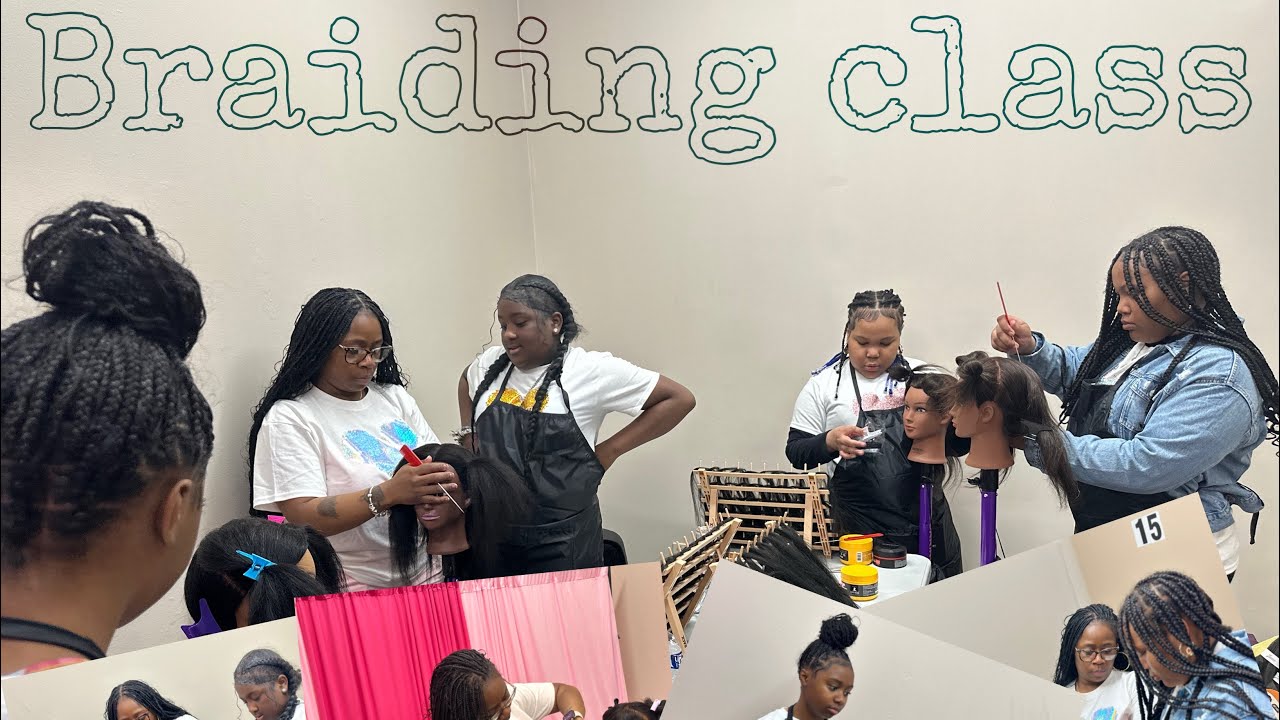 Junior braid class prep - YouTube