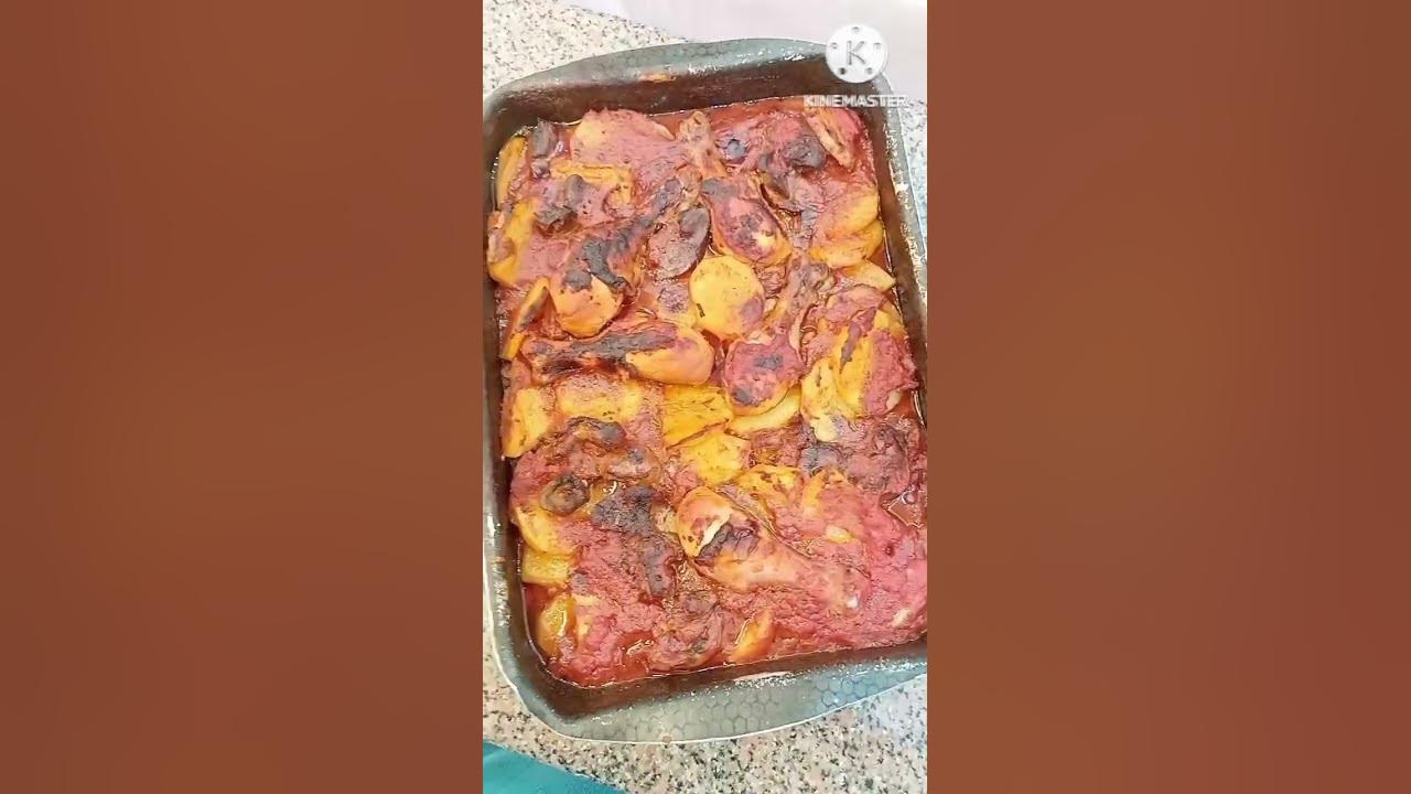 صنيه بطاطس بالفراخ في الفرن😍والطعم ولا اروع من حلاوتها اخدت جنبها صوره لذكري 😂😂 Youtube