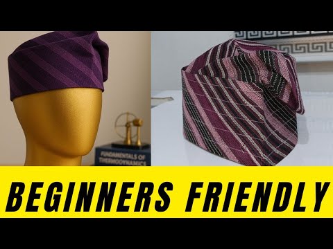 How To Cut and Sew a Native Yoruba Fila Cap for Beginners | Step-by ...