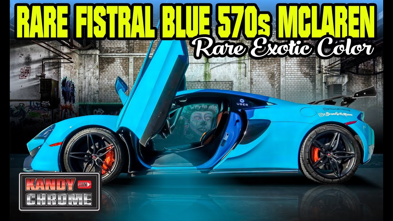 MCLAREN 570s Rare Factory Color Fistral Blue - YouTube