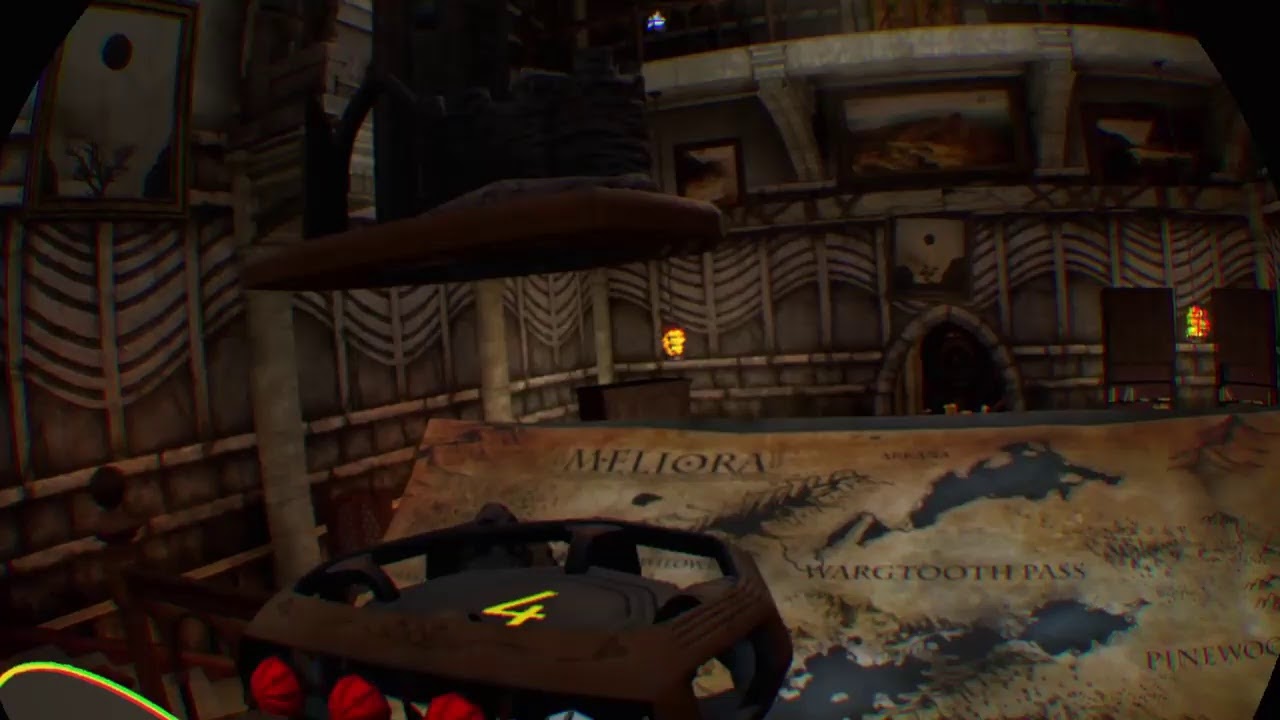 Playing The Wizards VR game part 1 - YouTube