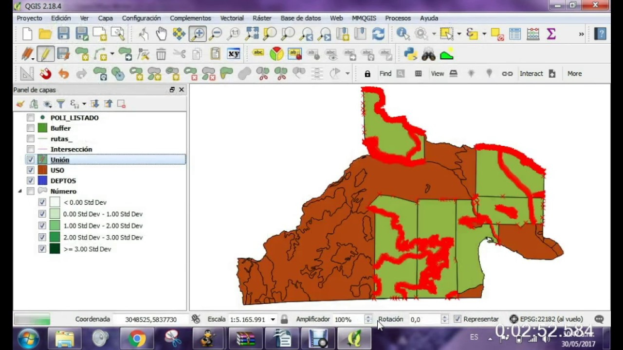 5D: Función unión en QGIS - YouTube