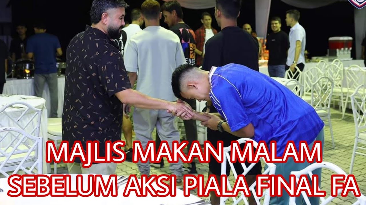 TMJ Ajak Dinner Pemain JDT Sebelum Aksi Final Piala FA 202🔴🔘 - YouTube