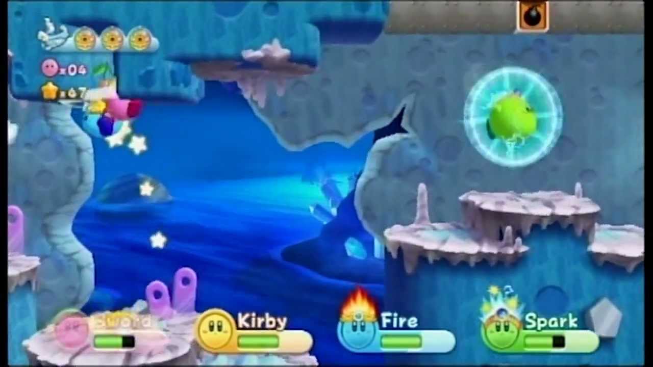 Kirby's Return to Dreamland - 4 Player Co-op Walkthrough (Part 9) - YouTube