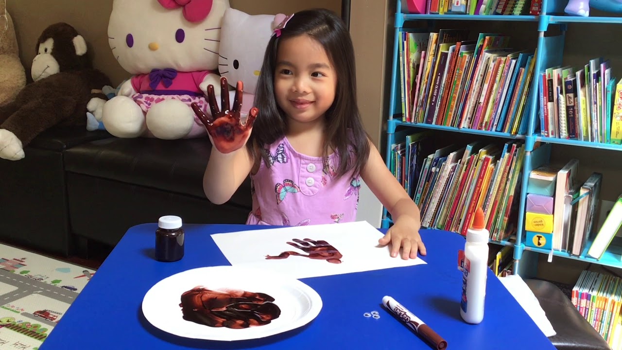 The Beginner’s Bible Crafts-A Handprint Camel (A Bride for Isaac) 主日学手工 ...