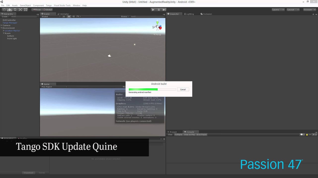 Project Tango AR Example Walk Through - YouTube
