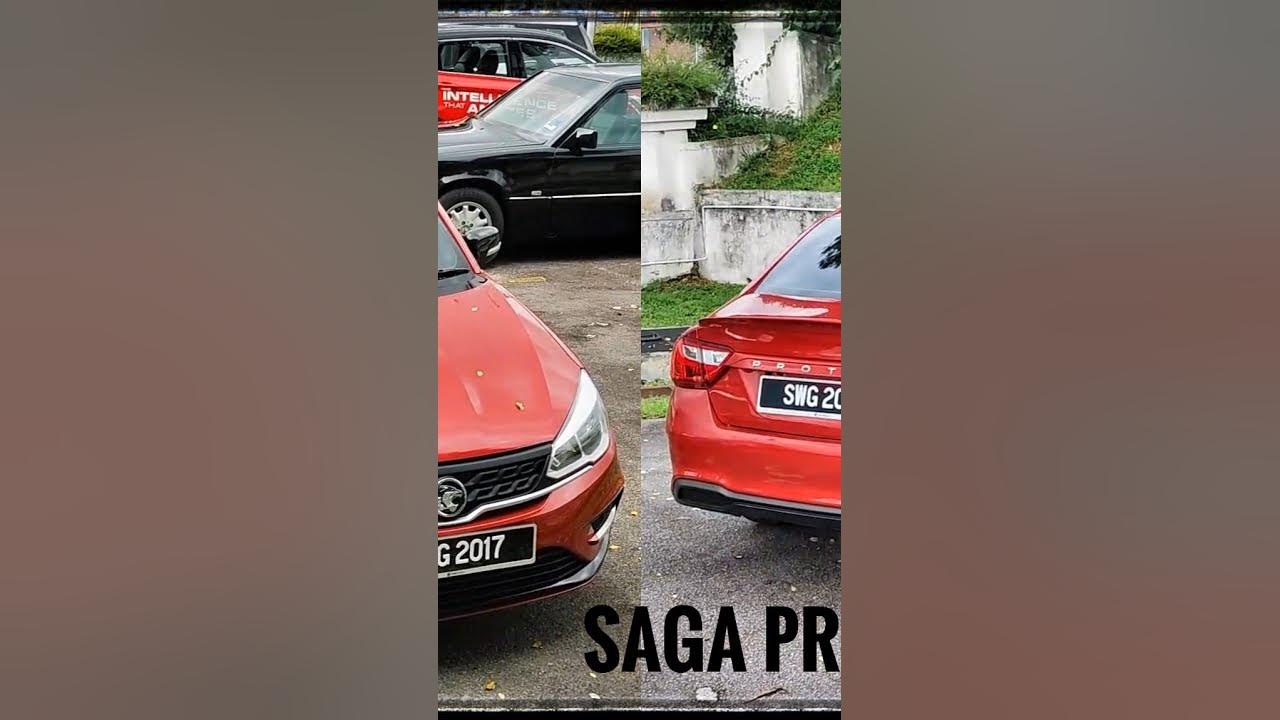 PROTON SAGA PREMIUM RUBY RED MERAH MODIFIED MODIFIKASI RIM - YouTube