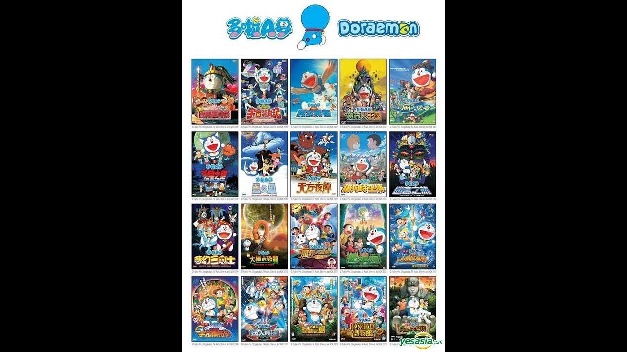 All 38 Doraemon movies!!! - YouTube