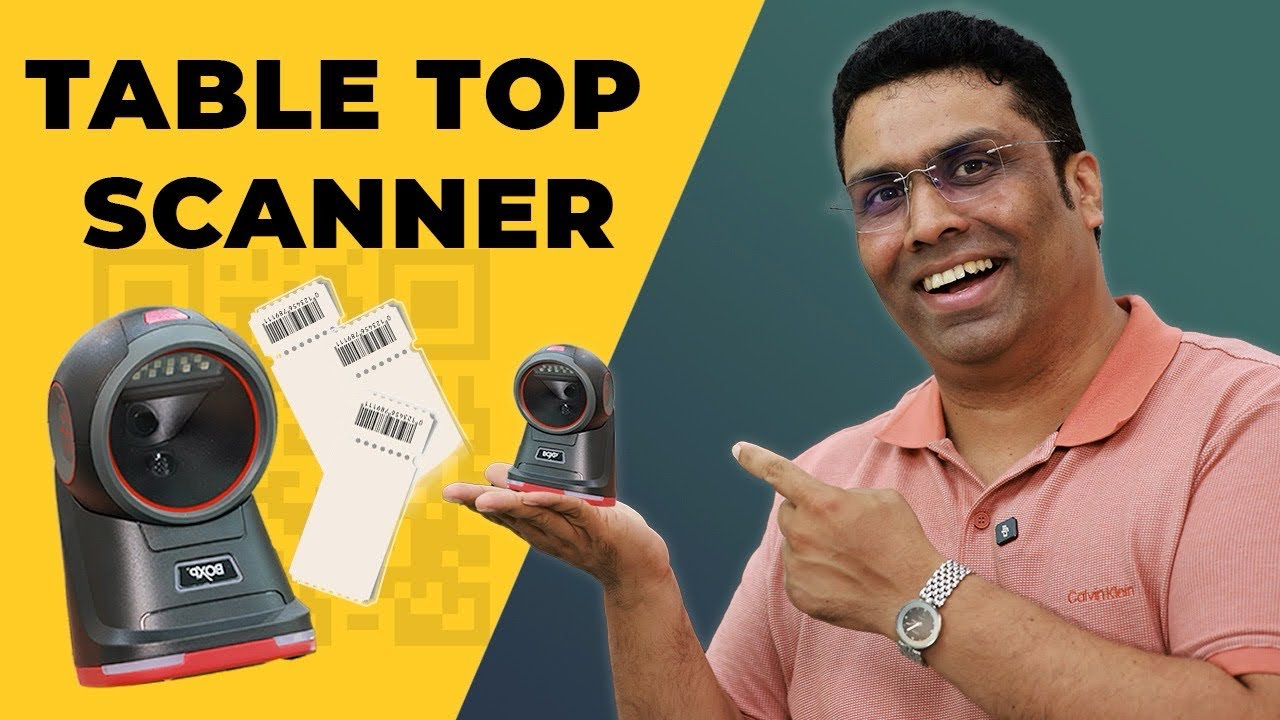 BOXP Table Top Barcode Scanner | Retail Daddy - YouTube