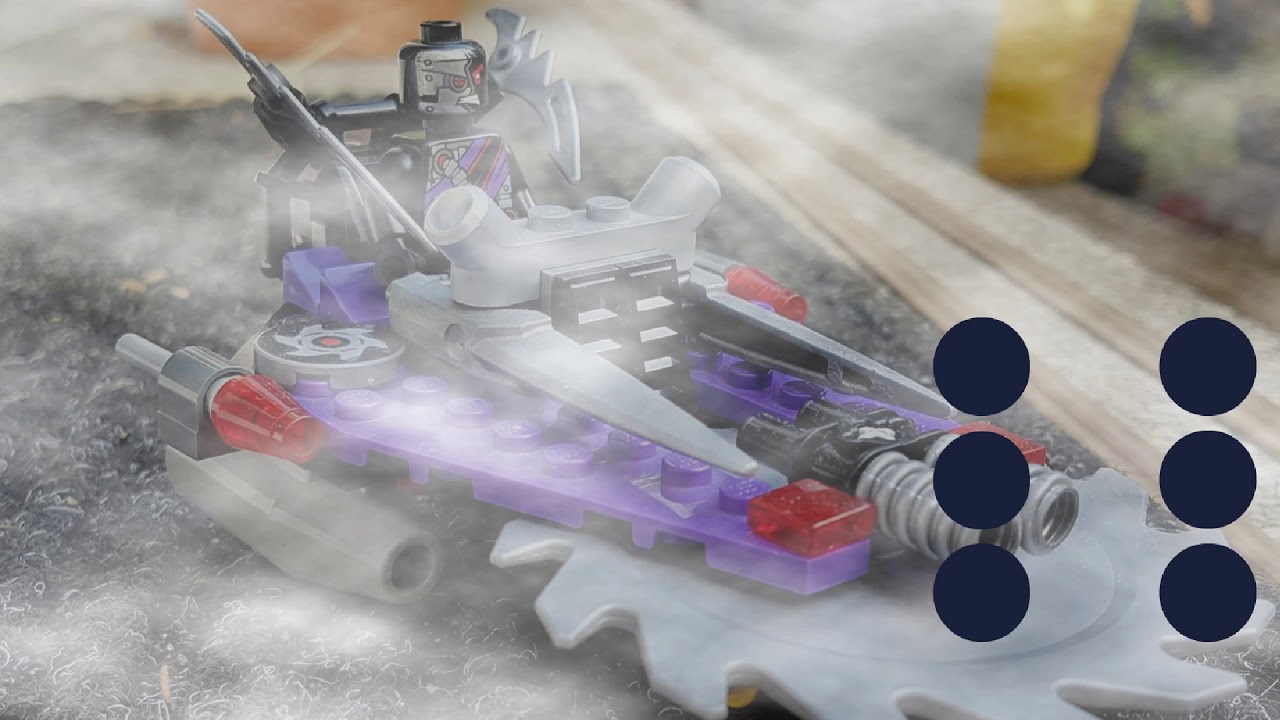 #1409 - Nindroid Drone in a Combat Vehicle on a Foggy Day - Lego ...