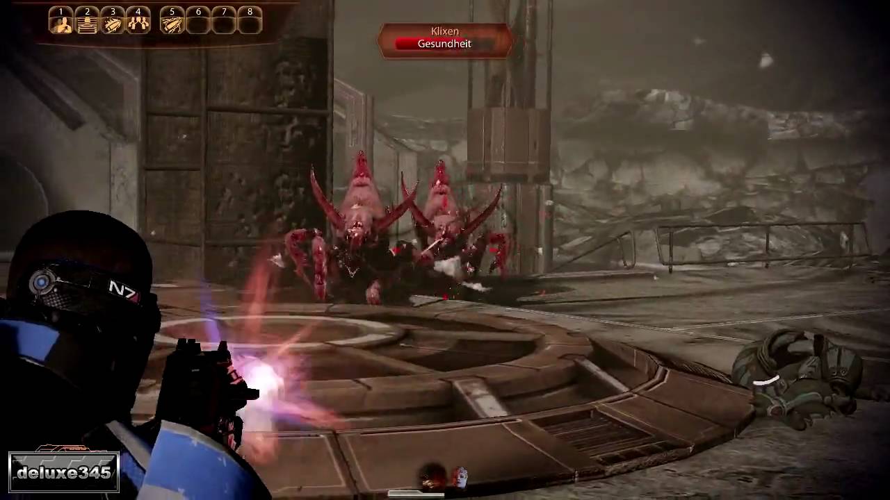 Mass Effect 2 Dragon & Giant Worm (PC HD) - YouTube