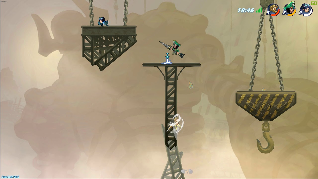 Brawlhala (02 28 2017) - 1v1v1 (Ork, Dance, Kodie) - YouTube