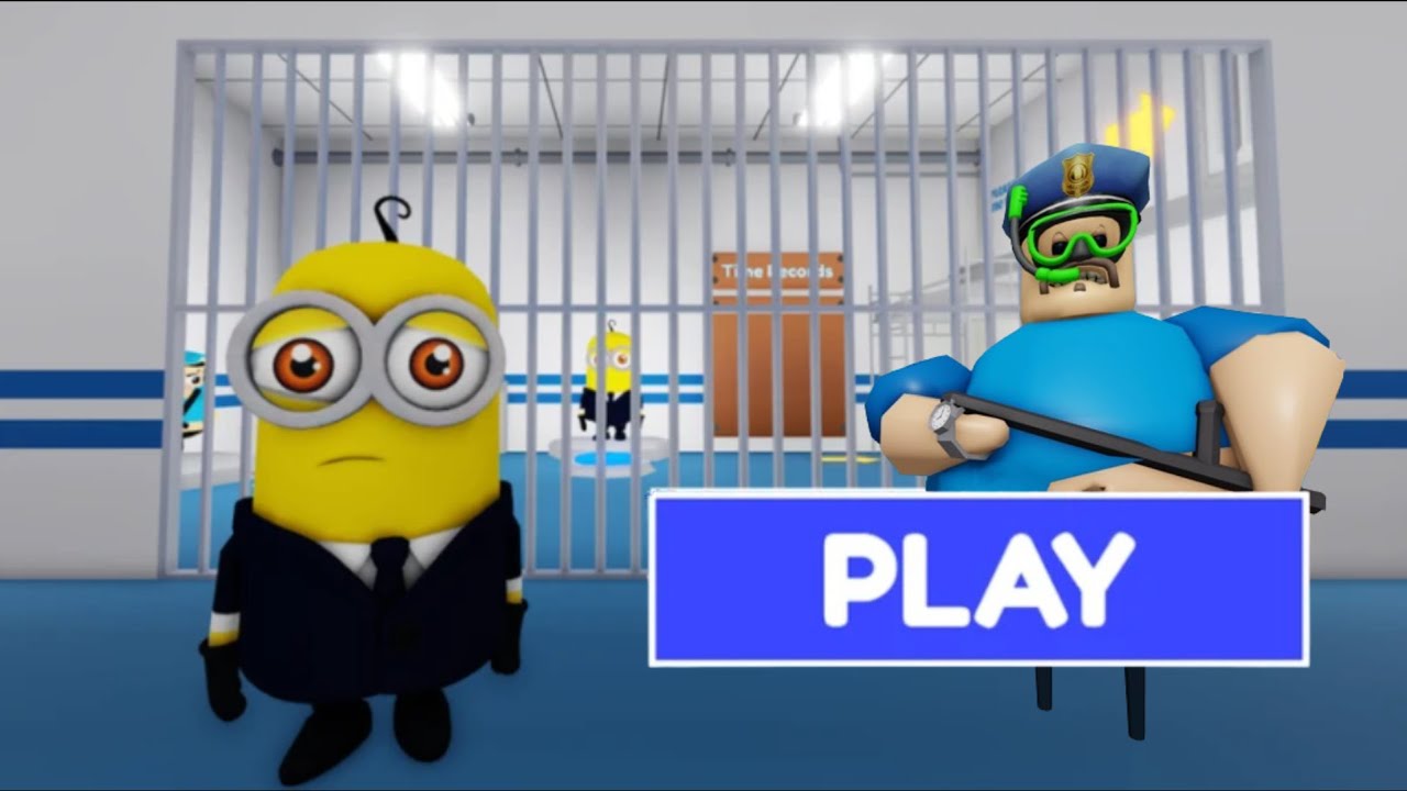 🏰MINIONS BARRY PRISON RUN! (OBBY)🏢 (FREE ITEMS!) (4K Video) Walkthrough ...