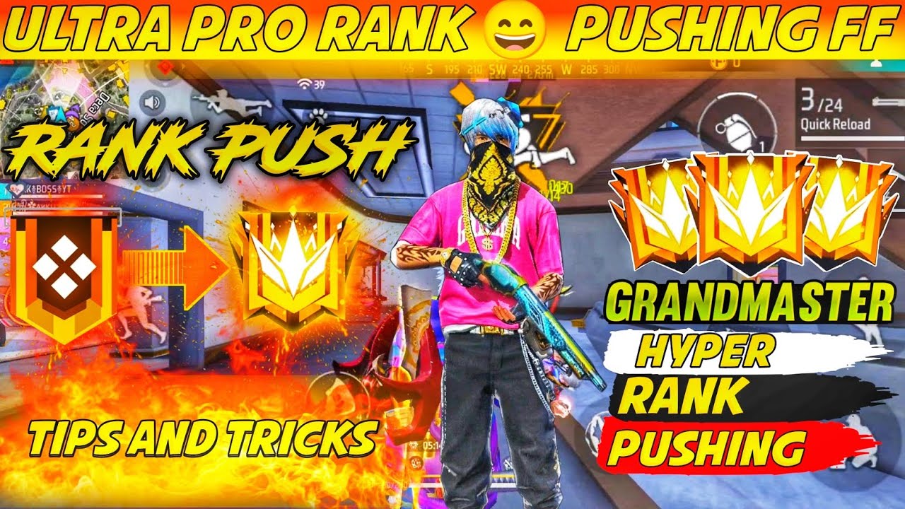 Ultra Pro 😁 Rank Pushing 💪 tips and tricks ! Hyper Rank Pushing 😄 - YouTube