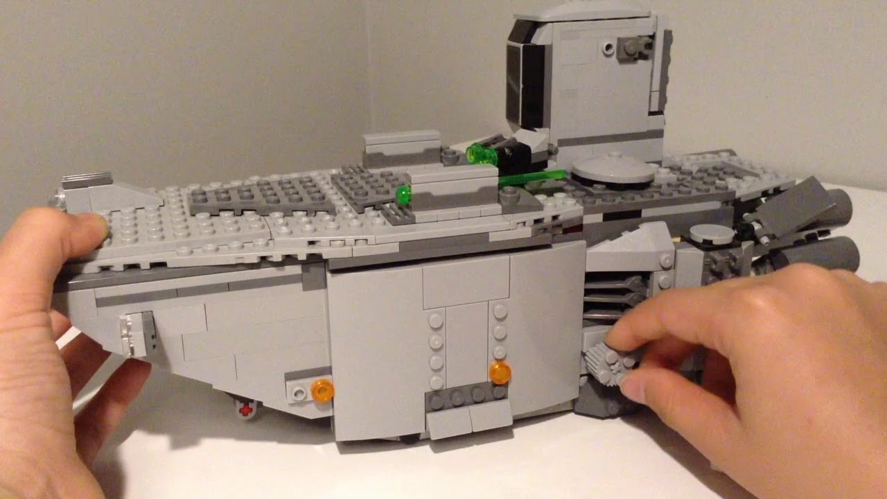 First order troop transporter and extra surprize! - YouTube