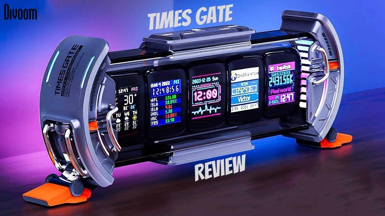 Divoom Times Gate Review | Pixel Art for Gaming Room, Digital Clock ...