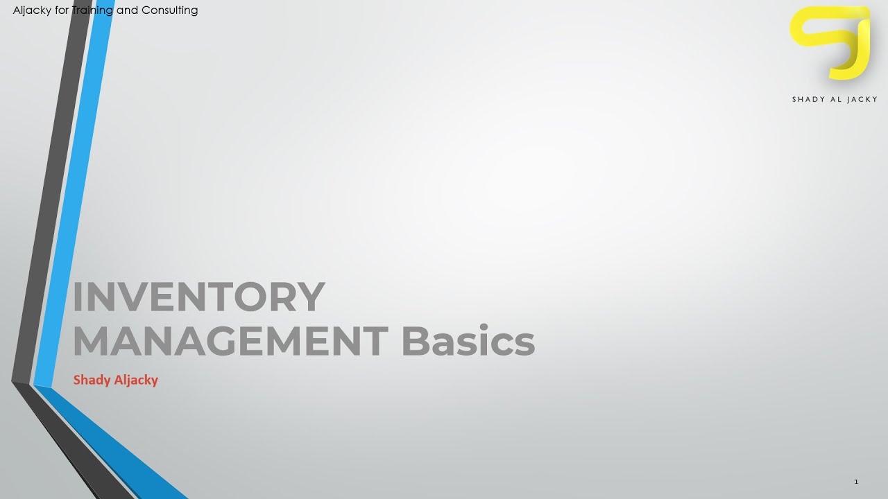 Inventory Management Basics - YouTube