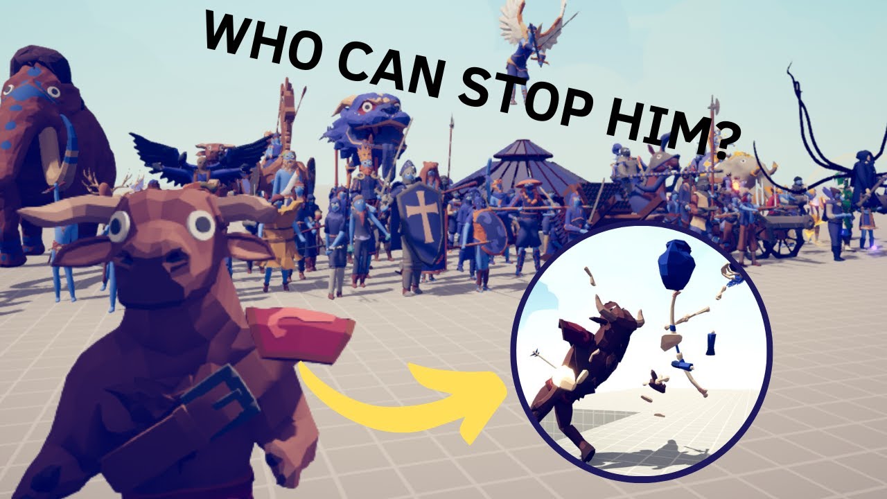 MINOTAUR VS EVERY UNIT | TABS - Totally Accurate Battle Simulator - YouTube