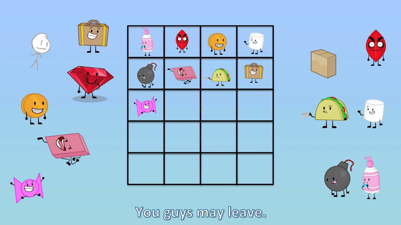 The BFDI VS II Voting Show Episode 7 - YouTube