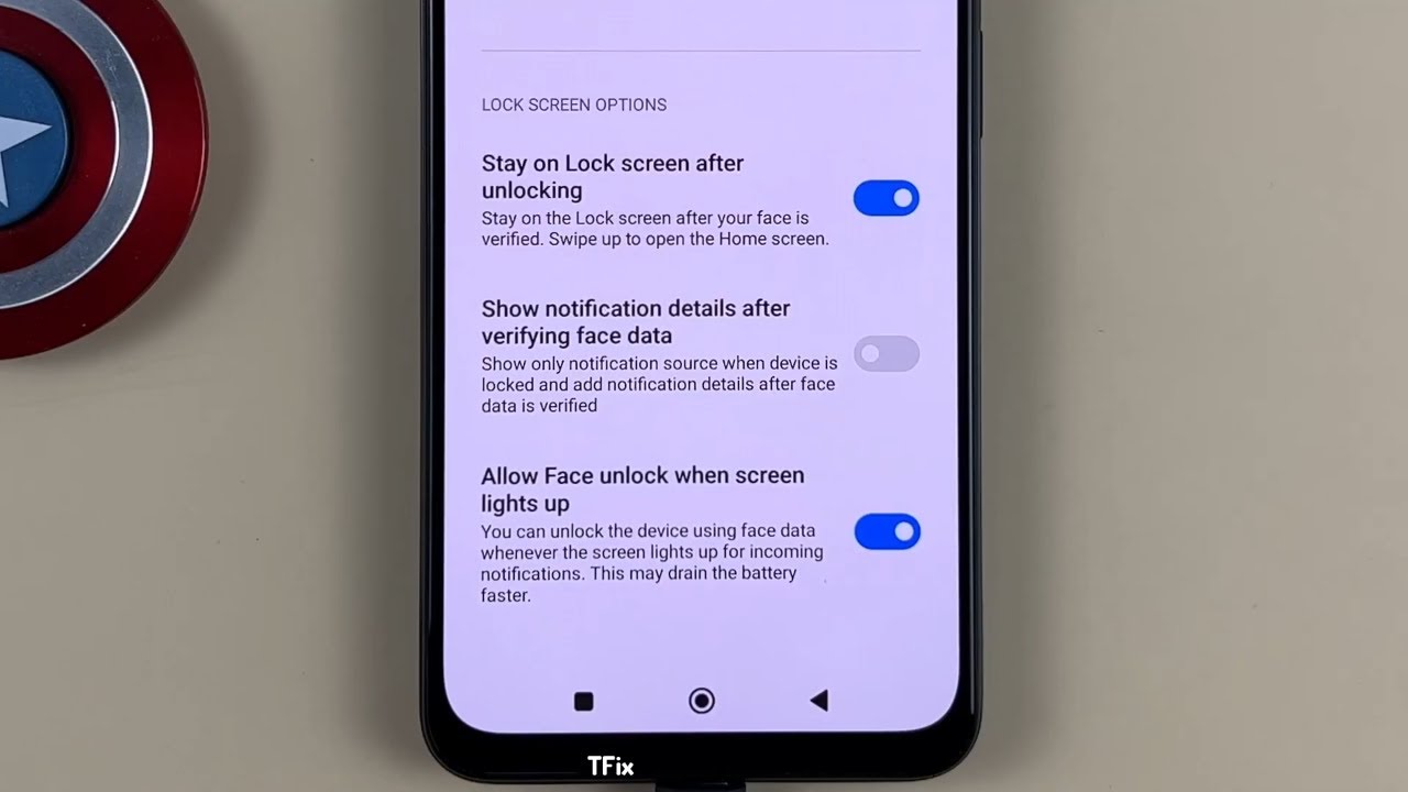 How to recognize faces when the screen lights up on Xiaomi Redmi Note ...