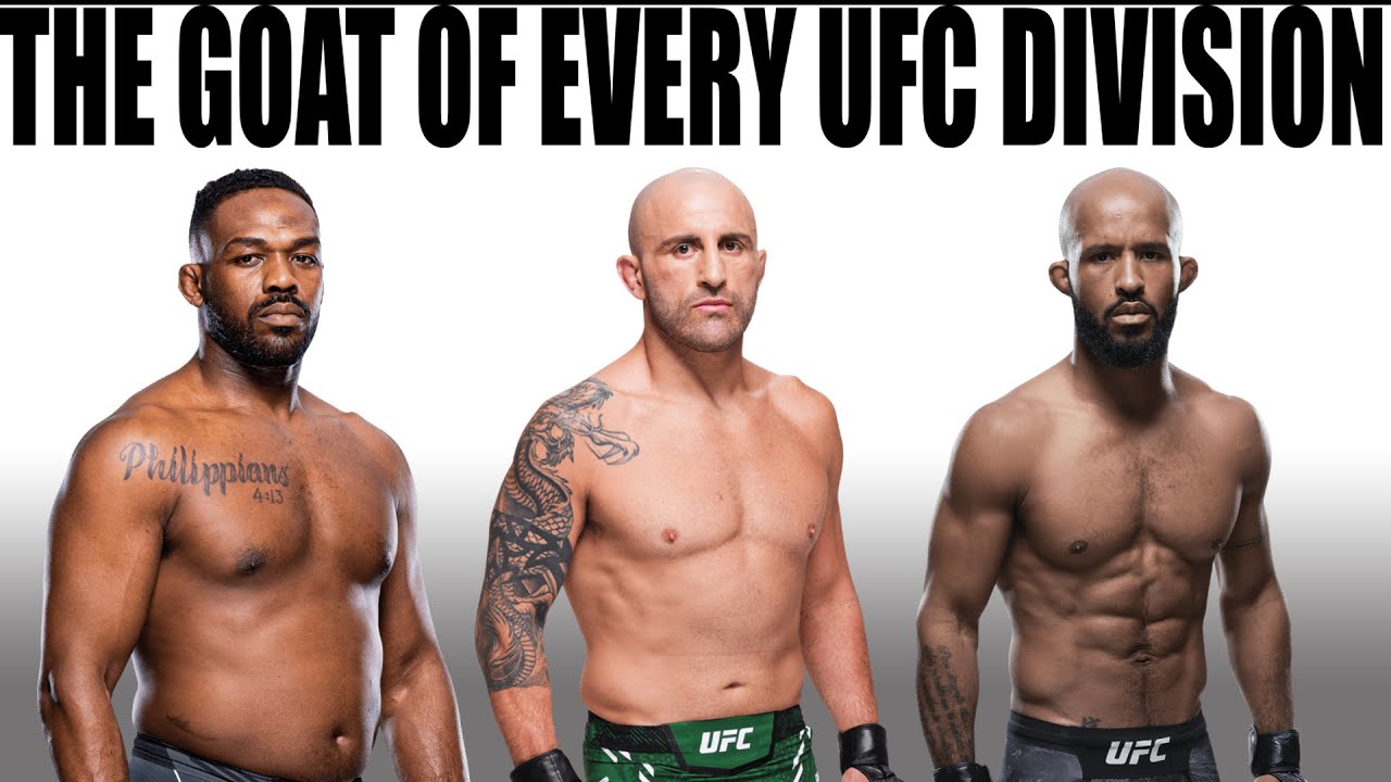 The GOAT Of Every UFC Division - YouTube