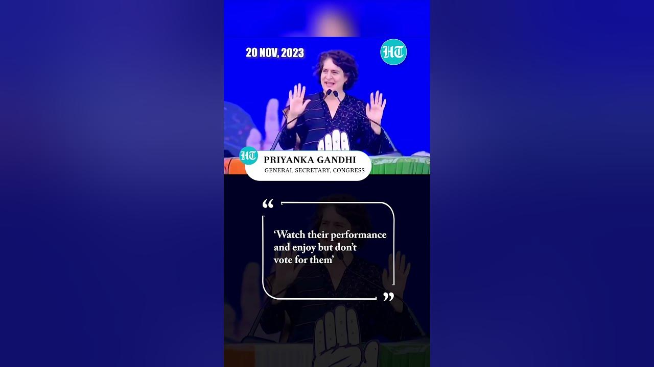 ‘BRS-BJP & AIMIM Dancing Together On Natu-Natu’: Priyanka Gandhi - YouTube
