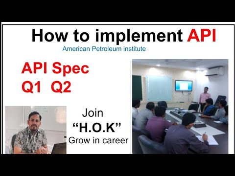How to Implement API Q1, 10th Edition / API Q2 - YouTube