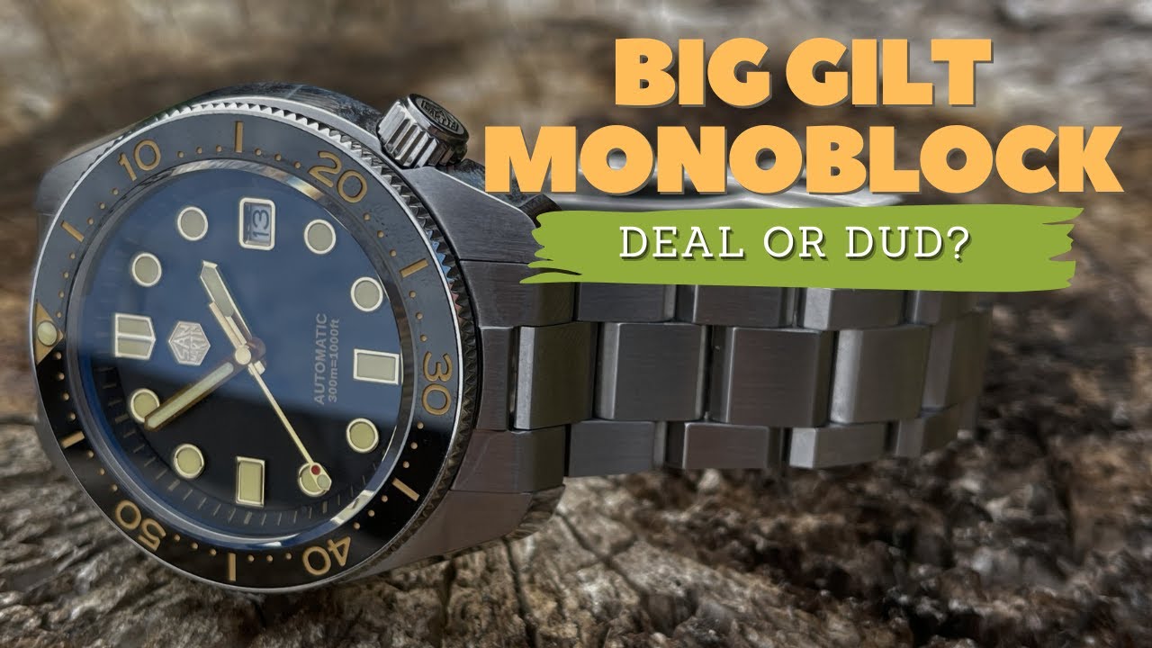 San Martin's Gilt Monoblock Throwback MM300 Diver | Aliexpress Watch ...