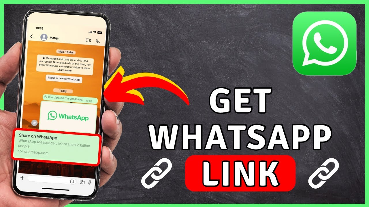 How to Get My WhatsApp Link | WhatsApp Tutorial - YouTube
