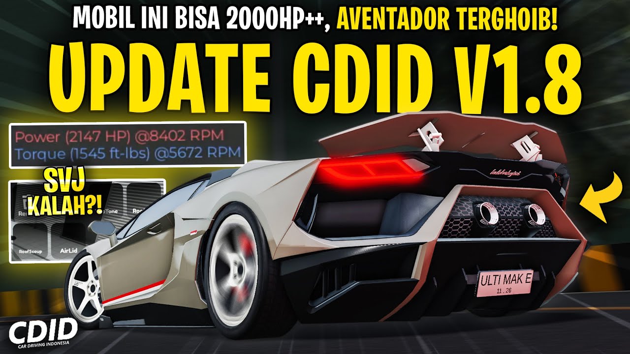 MOBIL INI LEBIH BAGUS DARIPADA LIMITED DI CDID V1.8 ! SAMPAI 2000 HP ...