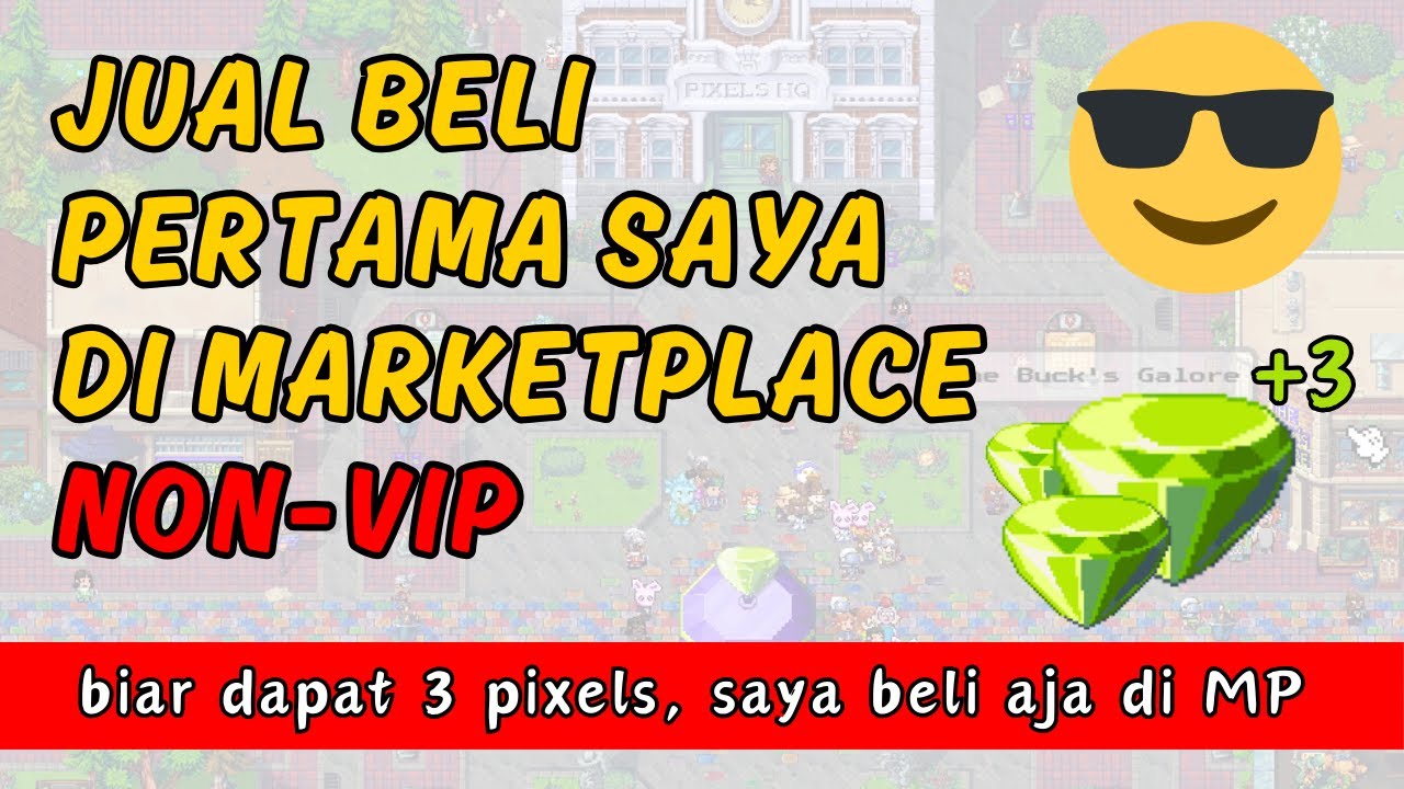 Pemula Game NFT - Akhirnya! Jual Beli Pertama Saya di Marketplace Pixels | Day 29 Farming Pixels ...