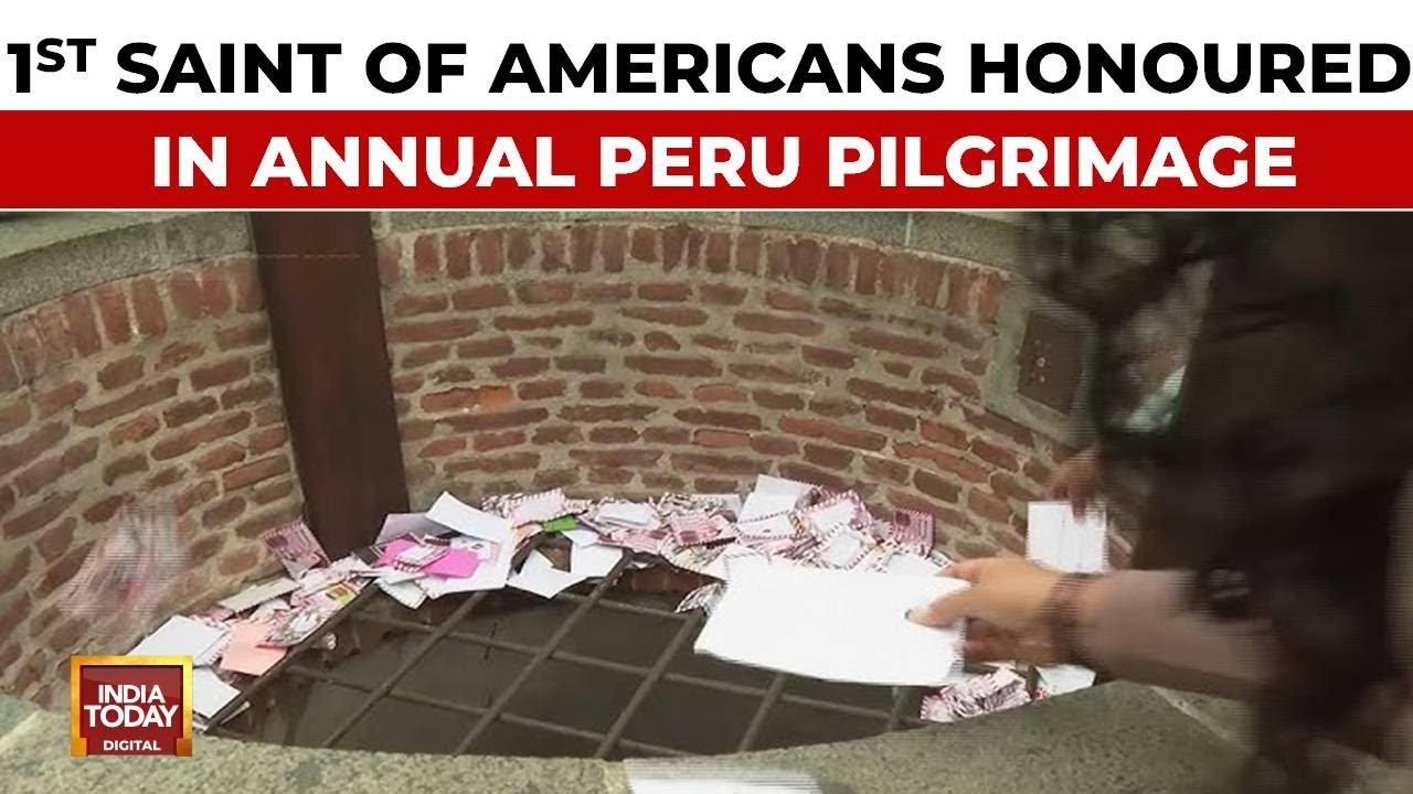 First Saint Of The Americas Honored In Annual Peru Pilgrimage - YouTube
